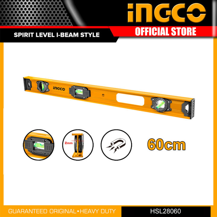 INGCO Aluminium Spirit level 60cm Magnetic | Daraz.pk