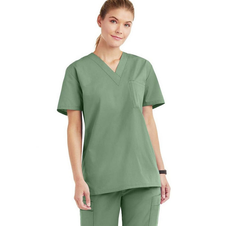 Doctor Scrub V Neck Unisex Turquoise | Daraz.pk