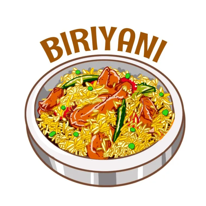 Biryani Sticker - 3 inch x 3 inch Sticker Size - Also Custom Stickers ...