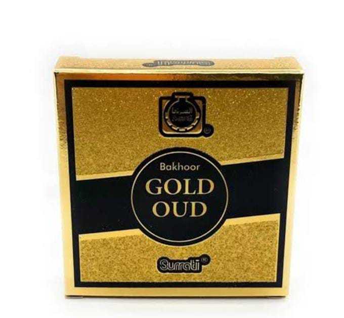 Bakhoor Gold Oud 40g by Surrati - Chocolate Form - Premium Arabian ...