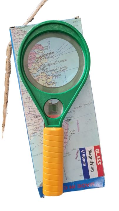 Magnifying Glass, Magnification Handheld 90MM Made in china | Daraz.pk