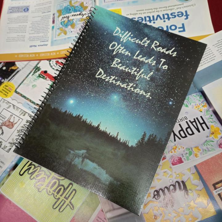 MyKitab - DIFFICULT ROADS Spiral Notebook-A4|Notebook for Girls and ...