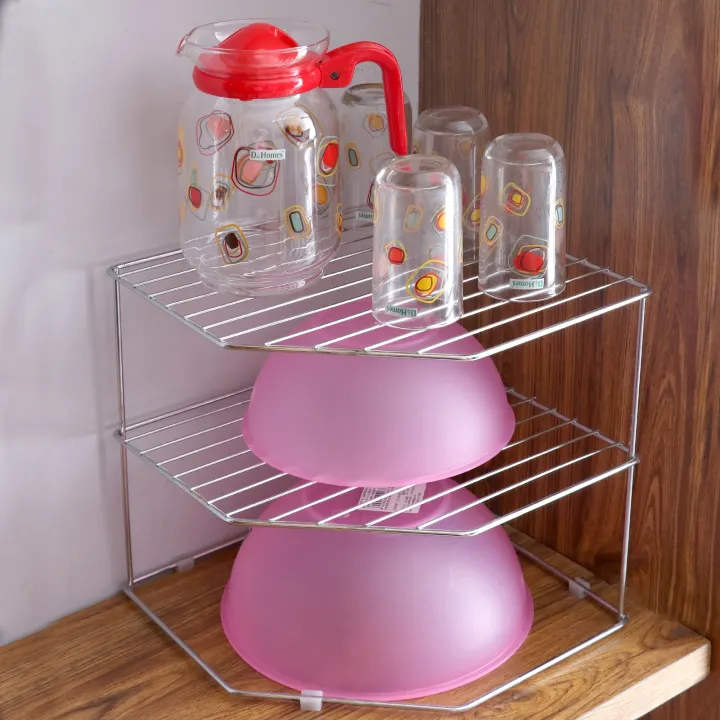 Storage Corners Rack for Kitchen | Daraz.pk