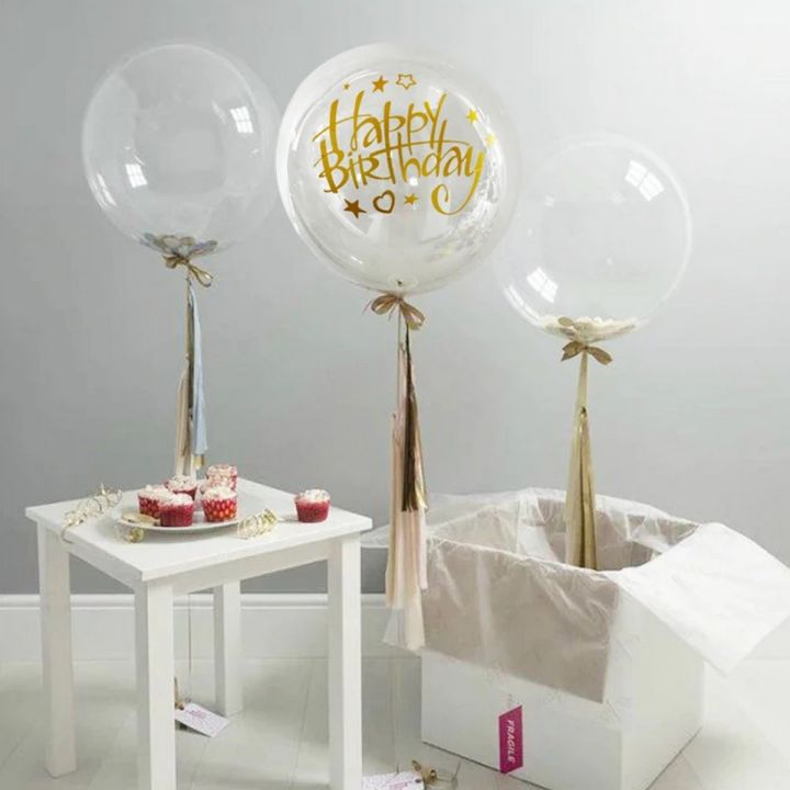 1pc Pvc clear bubble balloon inflatable Bobo balloons wedding birthday ...