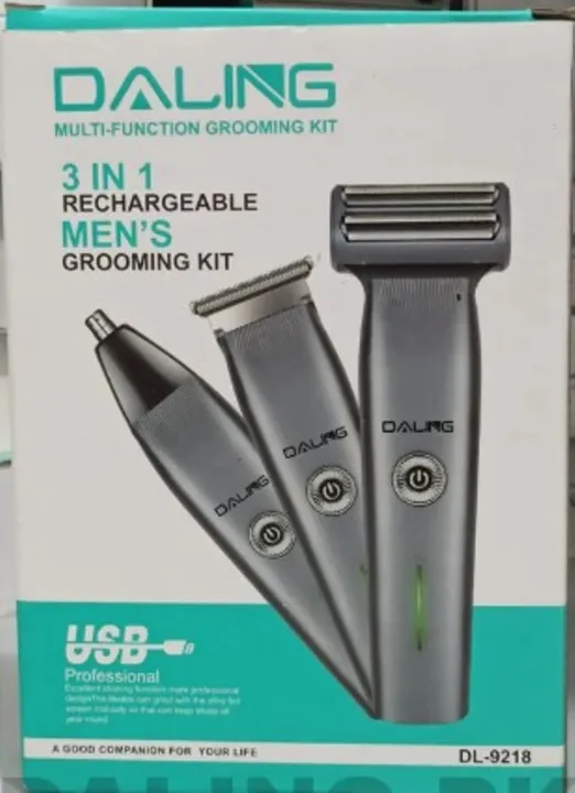 3 In 1 Compact Size Rechargeable Hair Clipper Shaver Beard Styling Hair ...