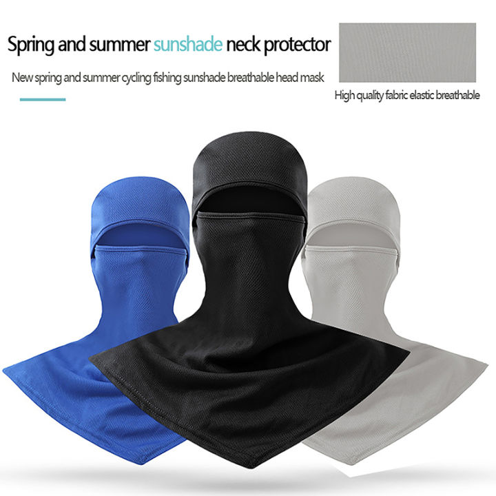 Balaclava Men Women's Face Mask Sun UV Protection Breathable Long Neck ...