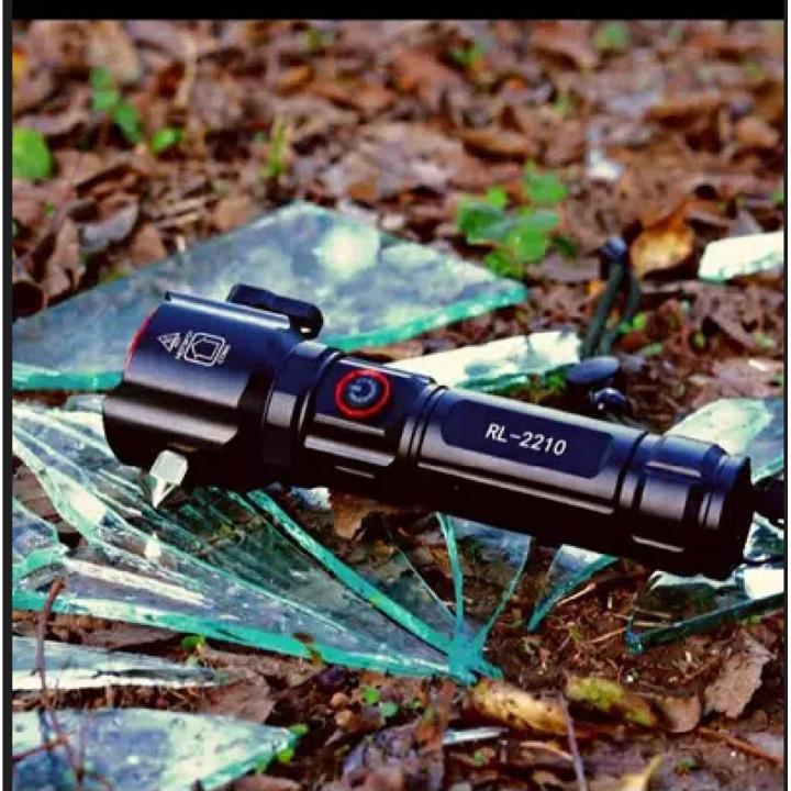 Waterproof Laser LED Powerful Tactical Torch ( 1KM Range ) | Daraz.pk
