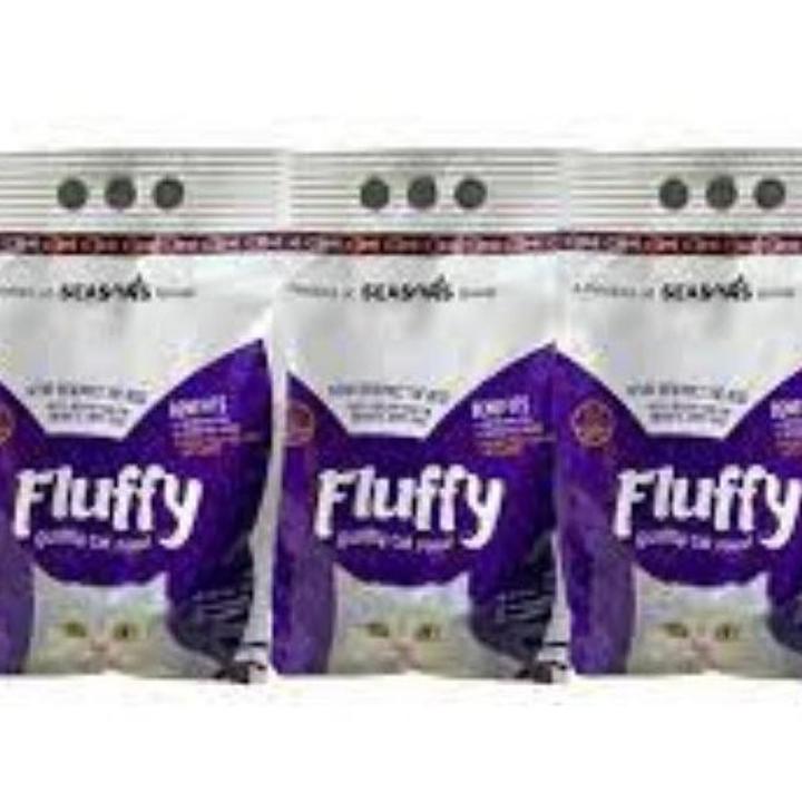 Fluffy Cat Food Pack of 3 - 1.2 KG Pack - Healthy Quality Dry Cat Food ...