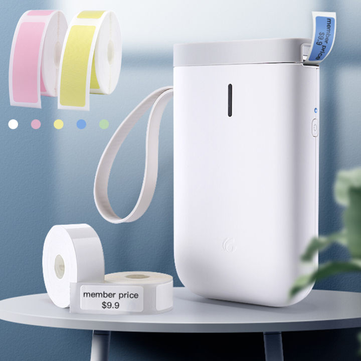 2024 d11 portable label maker machine wireless connection label printer ...