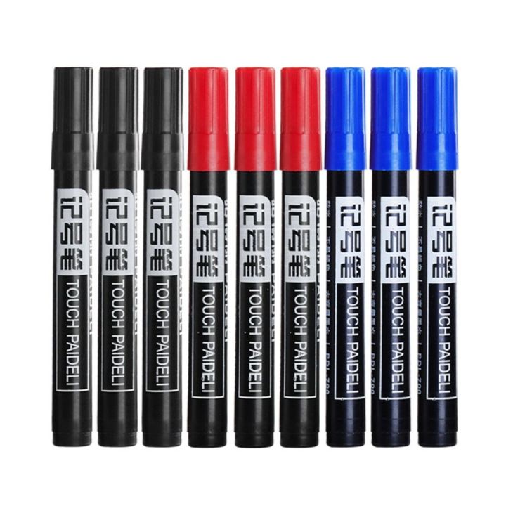 High Quality 1.5mm Crude Nib Permanent Marker Pen Quick-Dry Red Blue ...