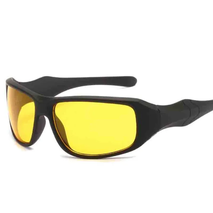Uv Night Vision Glasses Outdoor Sports Padding Yellow Lens Driving ...