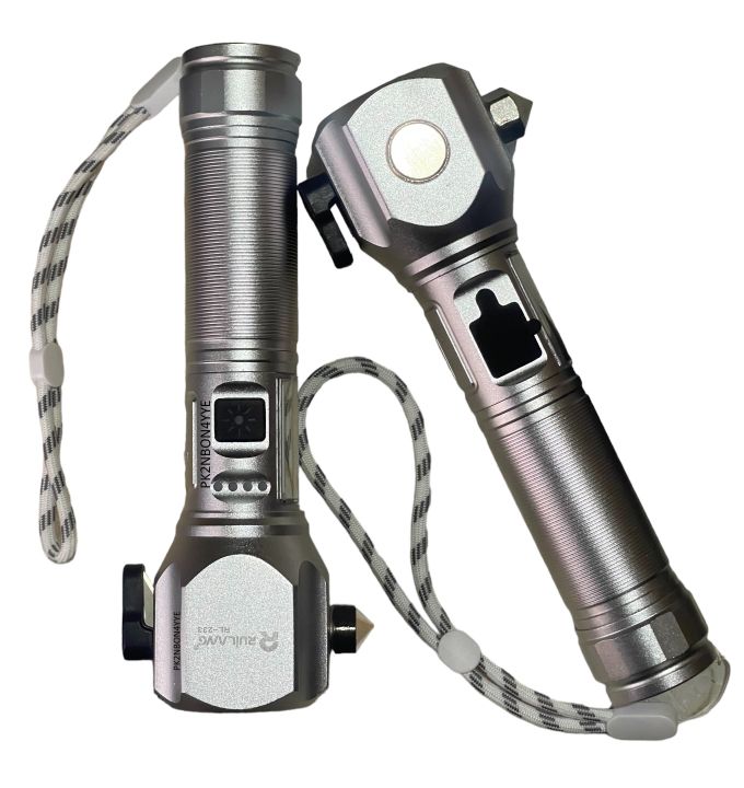 Super Powerful 2-in-1 Emergency Flashlight & Charging Bank Waterproof ...