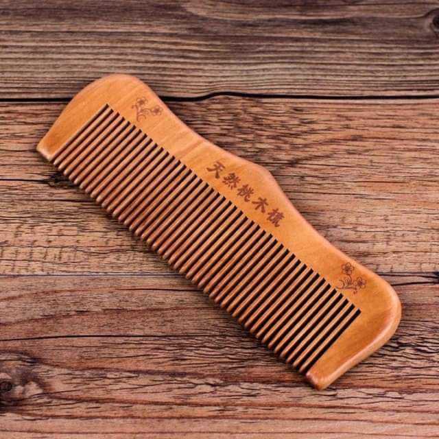 Nature's Finest Peach Wood Comb - The Perfect Blend of Elegance and ...