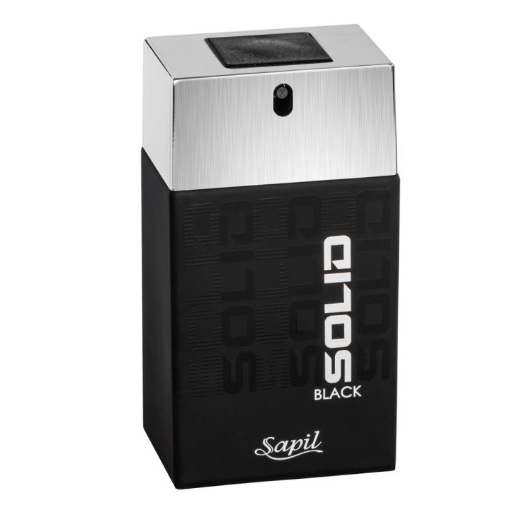 Sapil Solid Black Perfume EDT For Men 100ml | Daraz.pk