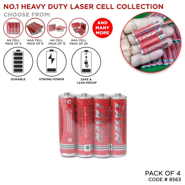 General Purpose Cells 1.5v Super Heavy Duty Laser AA & AAA Size Cells, AA & AAA Batteries R-6 UM ...