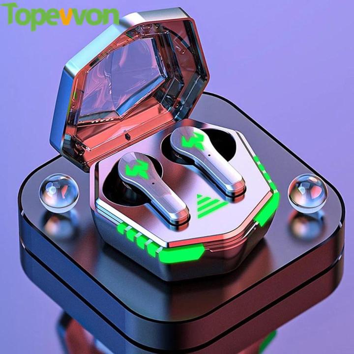 Topewon TWS 5.2 Earphone Bluetooth Low Latency Gamer Bluetooth ...
