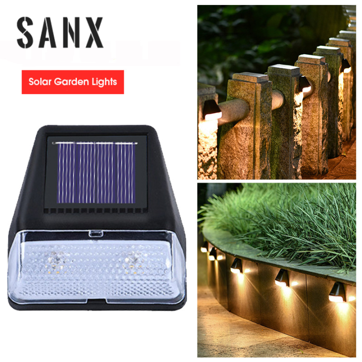 SANX LED Solar Garden Lights Outdoor Waterproof Intelligent Control ...
