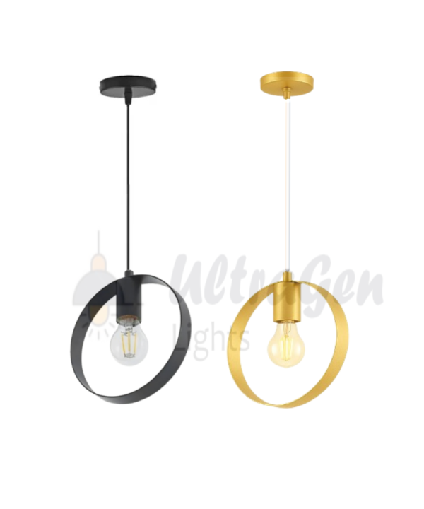 Hoop Single Pendant Ceiling Lamp | Ring Shape Hanging Lamp | Ceiling ...