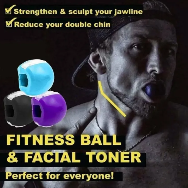 Jawline Exercise Jawlineme Exerciser Ball Neck Face Toning Jawrsize Jaw ...