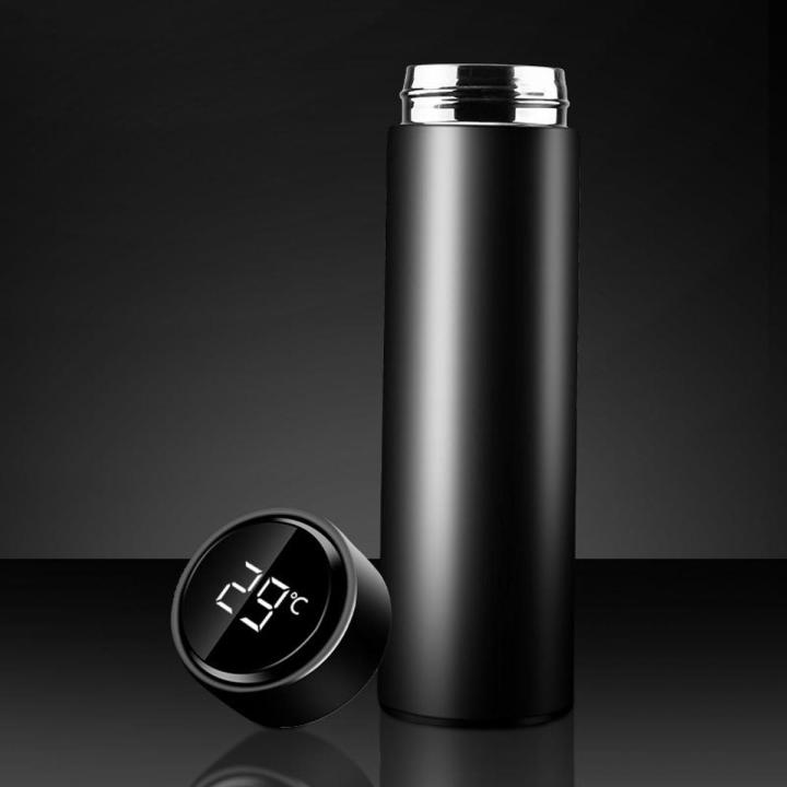 Smart LED Thermal Flask: 500ml, 12-Hour Temperature Control, Stainless ...