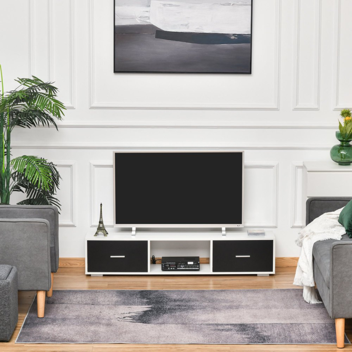 LED tv stand by mr.A furniture /tv shelf /media and tv storage /console ...