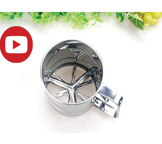 New Stainless Steel Sifters Shakers Sieve Tools Powder Flour Mesh Sieve ...