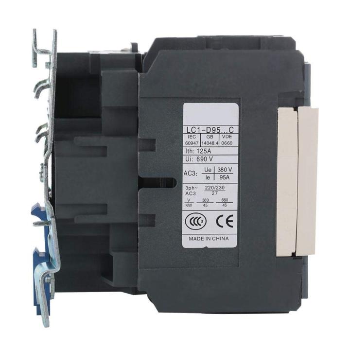 Hilitand LC1D95 AC Contactor, 220V 95A 3 Pole Coil AC Contactor New ...