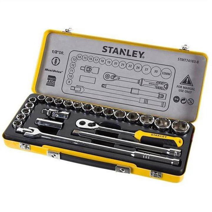 Stanley Socket Sets In Metal Tin 1/2'' - 12 Pcs | Daraz.pk