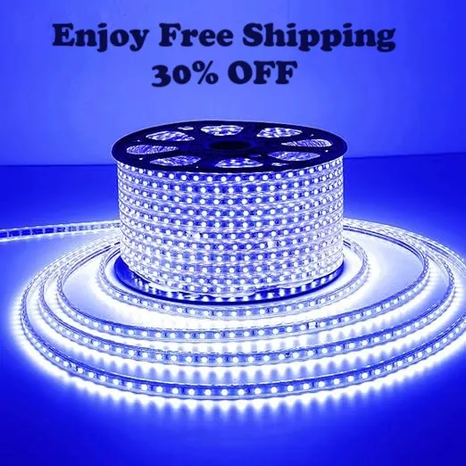 Blue Flexible Rope Led Strip Light Water Proof with Adapter - Multiple ...