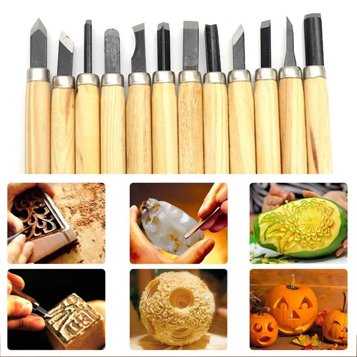 Instaorder_Complete 12-Pcs Chisel Set for Wood Carving & Sculpting ...
