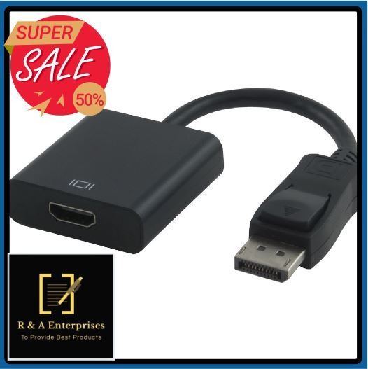 Displayport DP to HDMI Adapter 1080P Display Port Cable Converter For ...