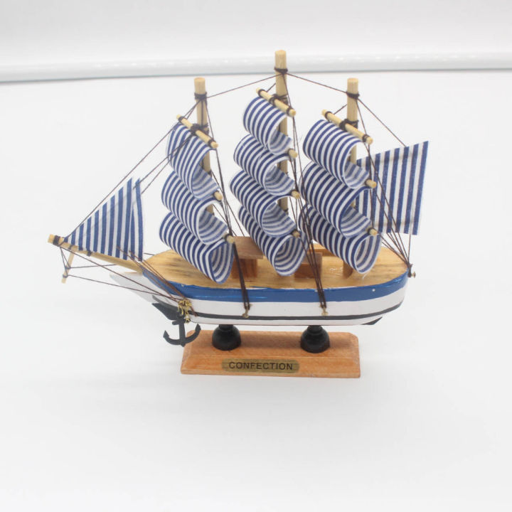 Ship Model Toy Collection Educational Sailing Boat Antique Gift 10 cm ...