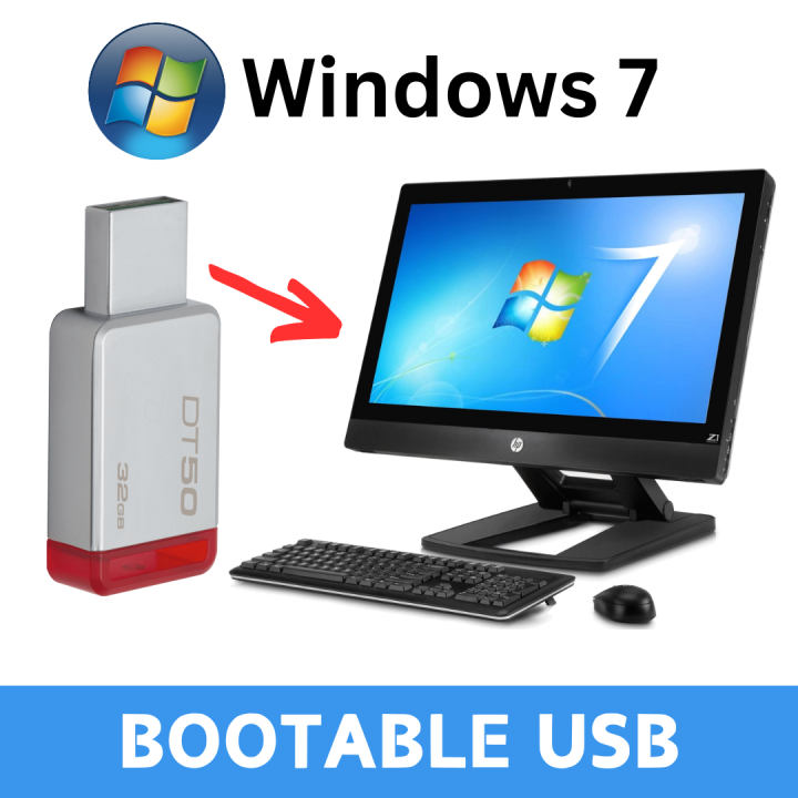 Windows 7 32 & 64 Bit All Versions Bootable USB | Daraz.pk