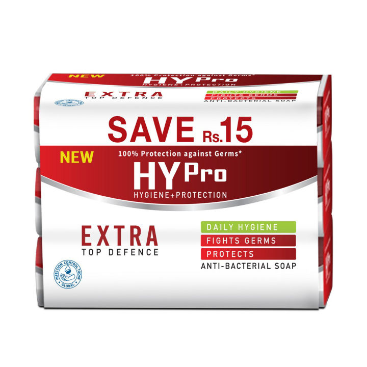 HYPro Soap Extra Antibac Red BP 3x24x120gSaRs-15 | Daraz.pk