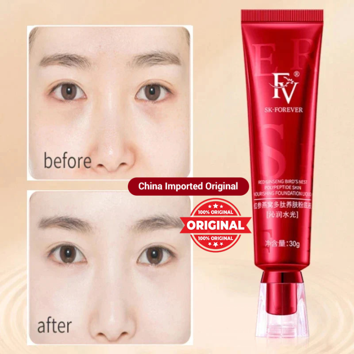 FV Hydrating Liquid Foundation - Medium Coverage, Waterproof & Long-Lasting, Lightweight ...