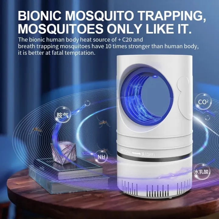 USB Powered Electric Photocatalytic Anti Mosquito Killer Lamp UV ...