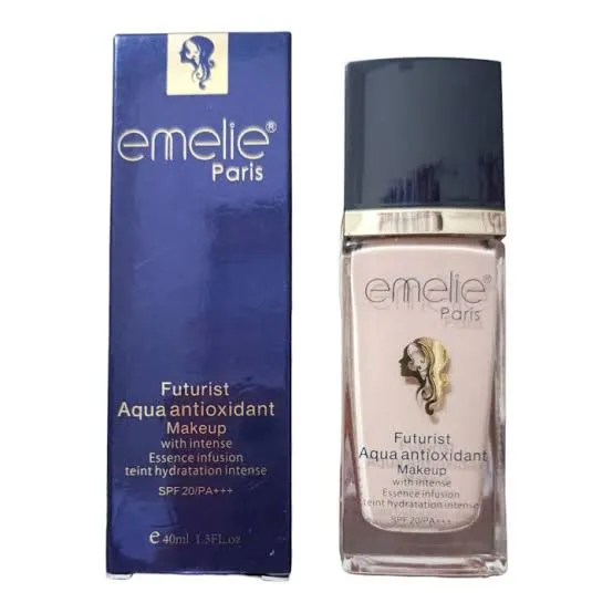 Emelie Paris Futurist Aqua Antioxidant Foundation Hydrating ...