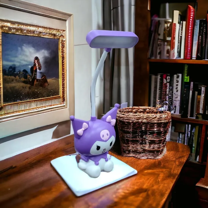 table led lamp- Cutest Newest Sanrio Kuromi Table Lamp with pencil ...