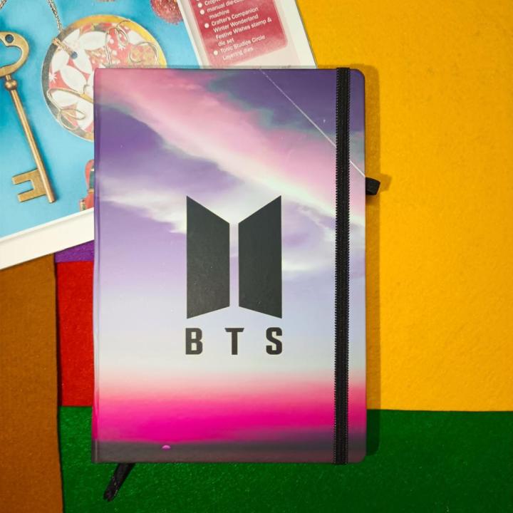 MyKitab - Printed Diary - Pink BTS Logo | Daraz.pk