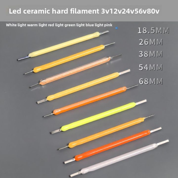 Ceramic LED Filament 3V Ceramic Tungsten Filament Lamp 18.5mm 26mm 38mm ...