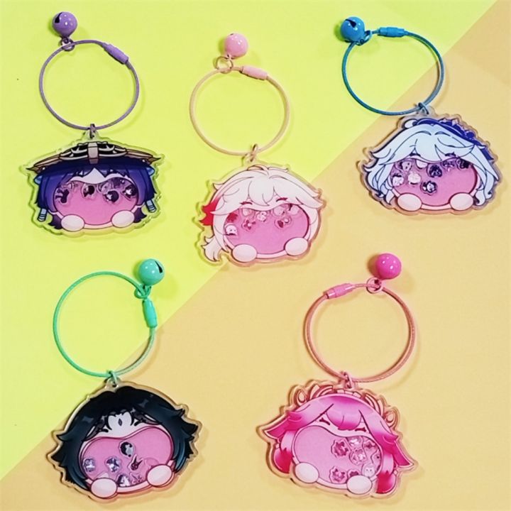 Mini Shake Mouth Genshin Impact Keyring Rocking Toys Scaramouche Impact ...