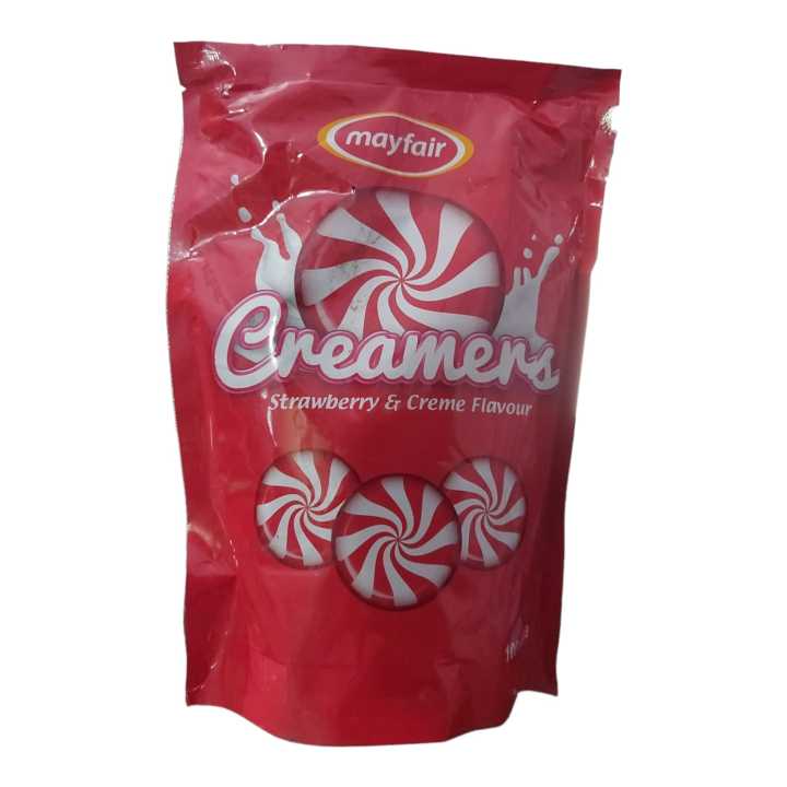 Mayfair Creamers Strawberry & Creme Flavour (100 Pcs) | Daraz.pk