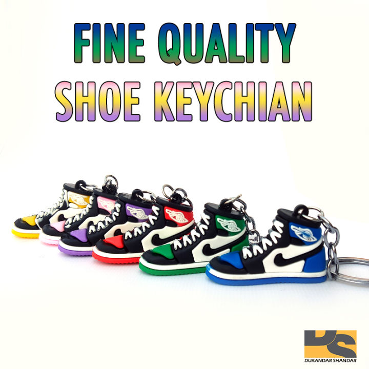 shoe jordan keychain premium quality key chain key ring Mini Sneaker ...