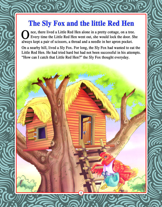 The Sly Fox and The Little Red Hen (My Big Classic Fairy Tale) | Daraz.pk