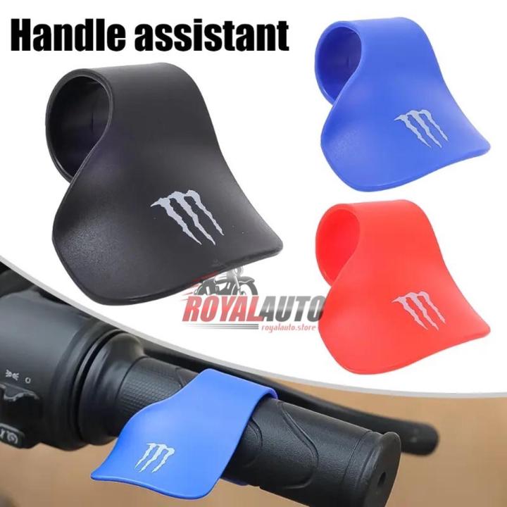 Universal Motorcycle Throttle Assist Wrist Rest Cruise Control grips ...