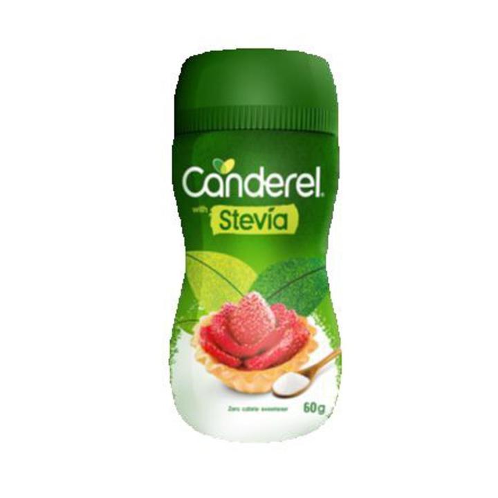 Canderel - 20% Extra Sweetener Jar with Stevia leaf extract 60g By ...