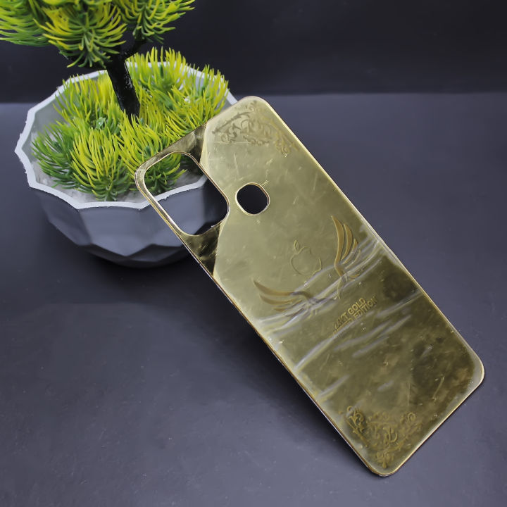 Infinix Hot 10 Golden Plated Back Sheet | Daraz.pk