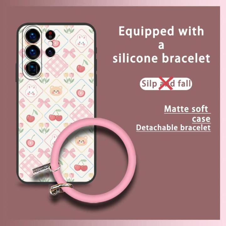 heat dissipation Cartoon Phone Case For Samsung Galaxy S25 Ultra ring ...