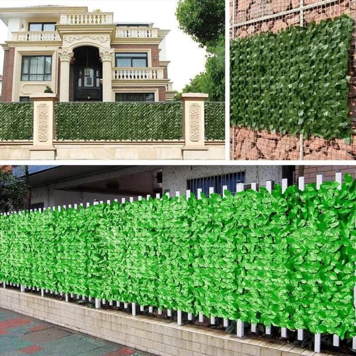 Extension Type Garden Buildings Fence Artificial Green Leaf Branch ...