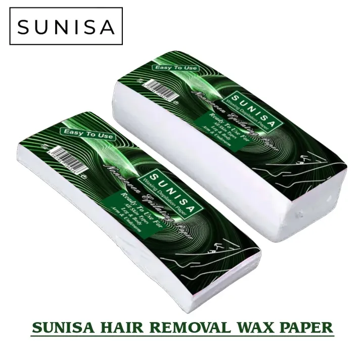 Hair Removal Wax Strips – 100 Pcs | 50 Pcs Non-Woven Depilation Paper ...